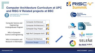 Educating the computer architects of tomorrow's critical systems with ...