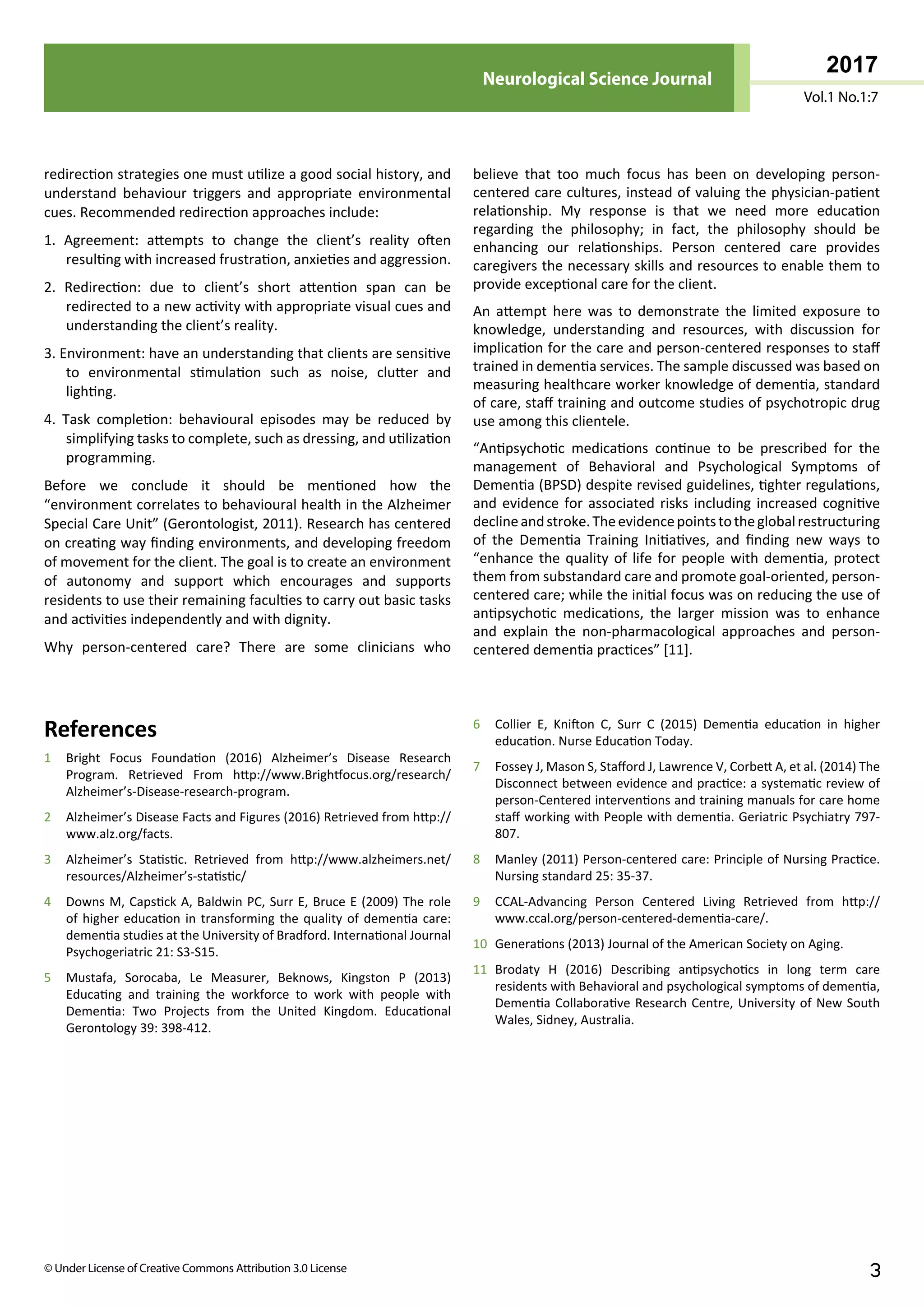 Educating the dementia caregiver | PDF