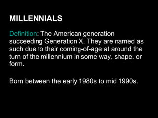 Educating today's learners: Millennials, Technology and Social Media | PPT