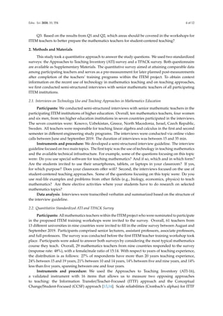 tech on math | PDF | Professional School | Postgraduate Education