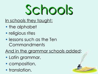 Education in Medieval Times | PPT