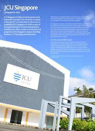 Education Program: JCU Singapore | PDF