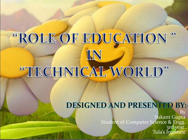 Education by Sukant Gupta | PPT