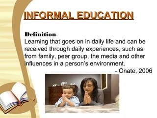 Education and its types | PPT