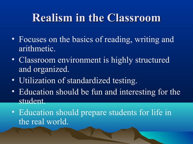 presentation of realism | PPT