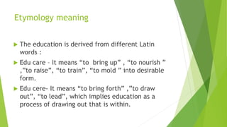 Types of Education | PPTX