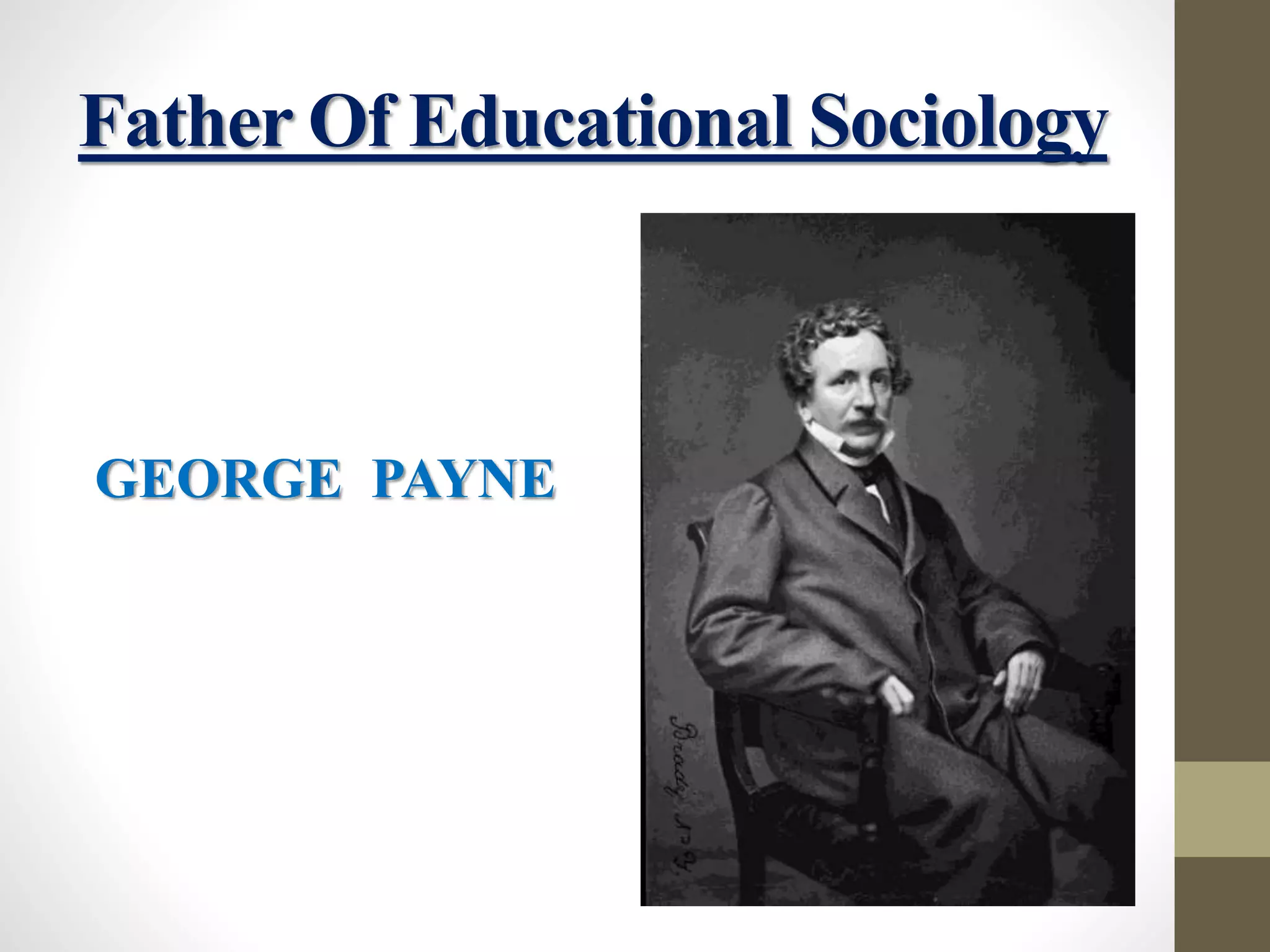 Educational Sociology and Sociology of Education | PPTX