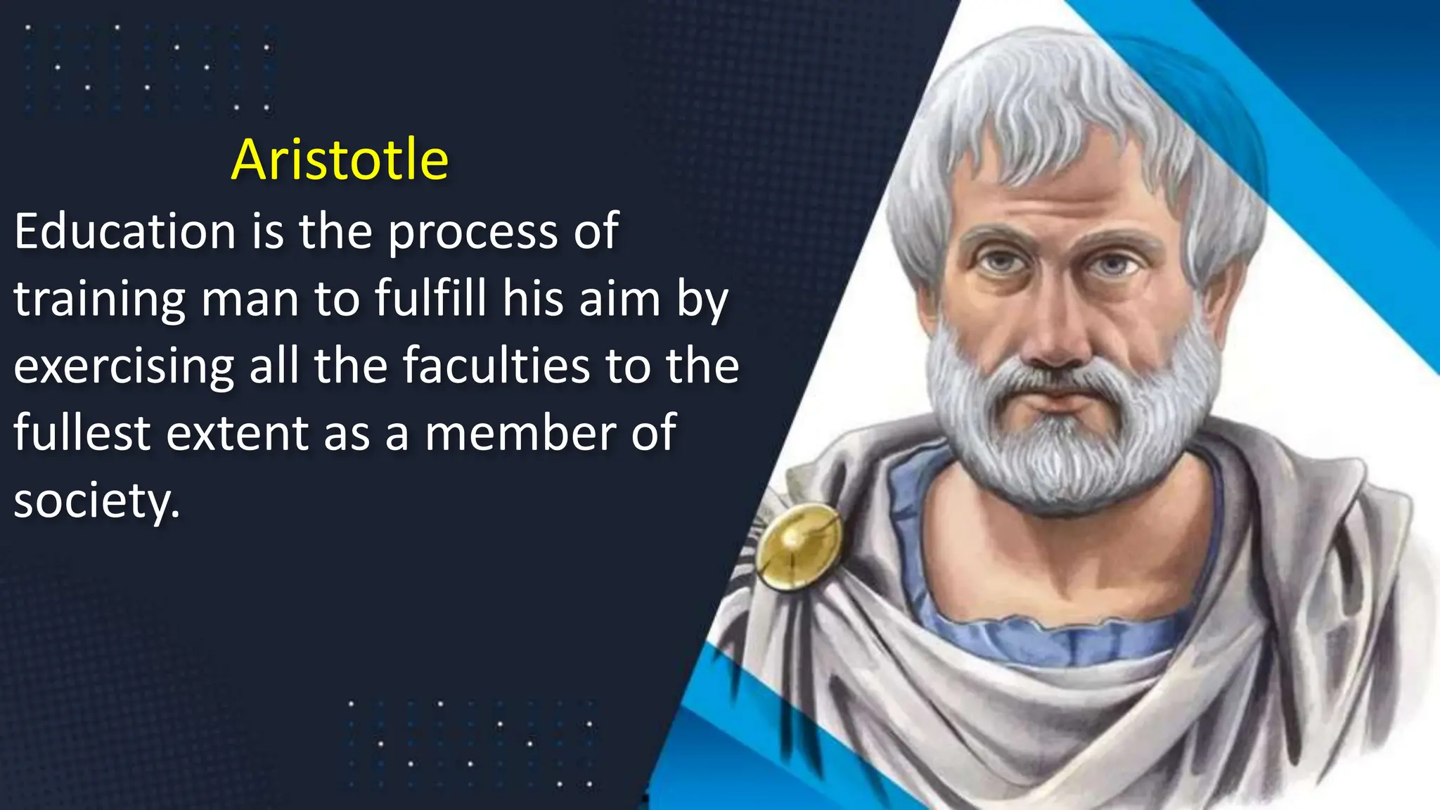 Education defined by Aristotle, M.J Langeveld , Prof. H. Mahmud Yunus ...