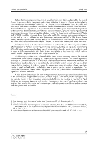 A developmental approach to education for disarmament. | PDF