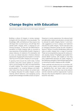 Education for Integrity - OECD | PDF
