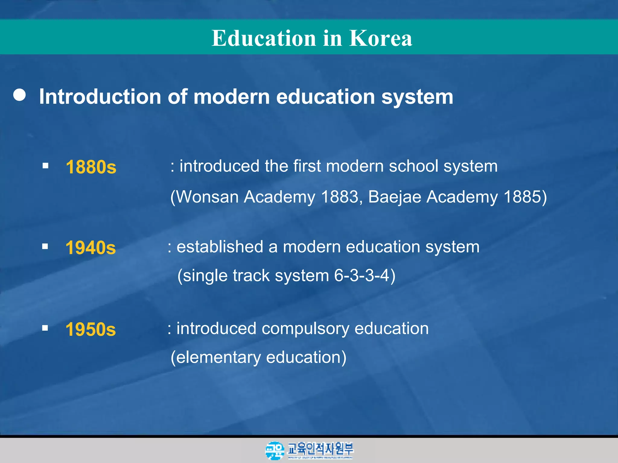 Education In Korea (Ppt) | PPT