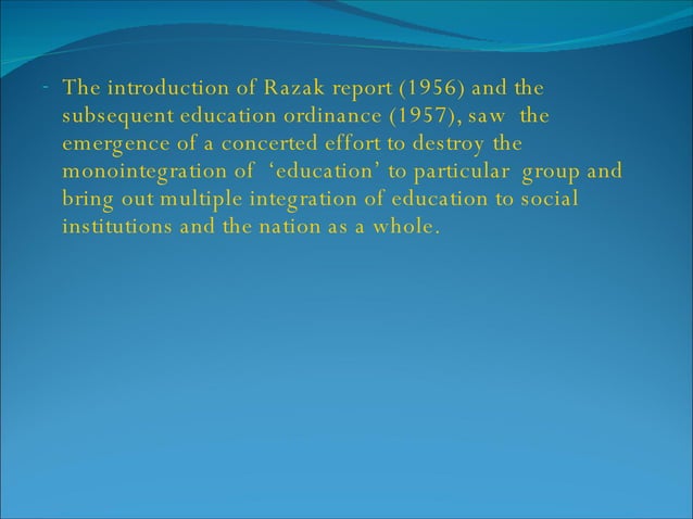 Education In Period 1957 1970 | PPT