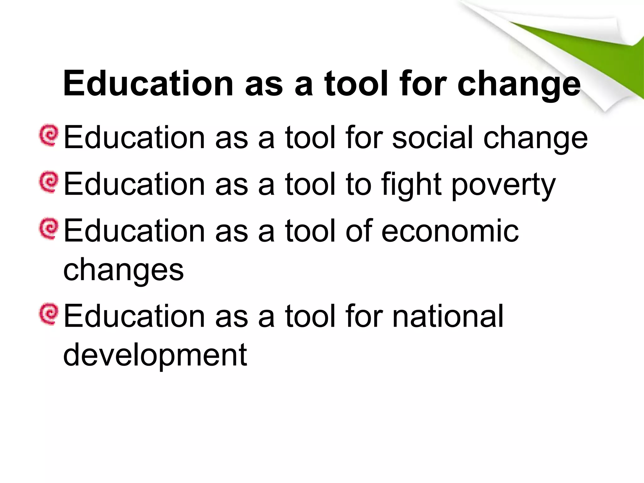 Educational change and development | PPT