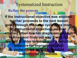 Systematic approach in Teaching( report in edtech1) | PPT