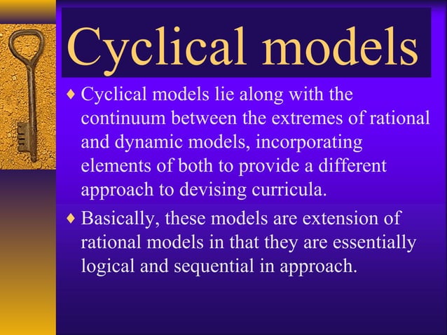 Cyclical models of curriculum development | PPT | Education