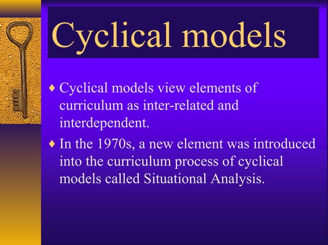 Cyclical models of curriculum development | PPT | Education