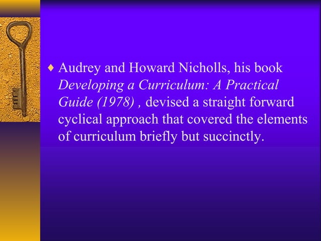Cyclical models of curriculum development | PPT | Education