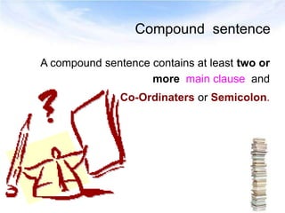Sentence structure and it's types | PPT