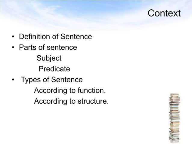 Sentence structure and it's types | PPT | Programming Languages | Computing