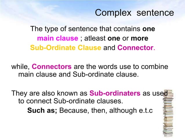 Sentence structure and it's types | PPT | Programming Languages | Computing