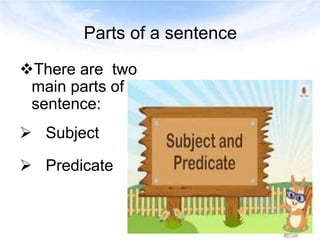 Sentence structure and it's types | PPT