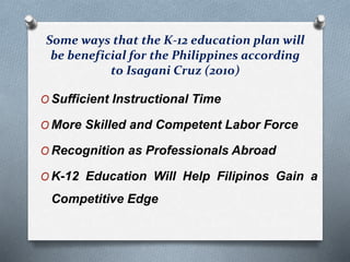 Education Reform in the Philippines- Isagani Cruz | PPTX