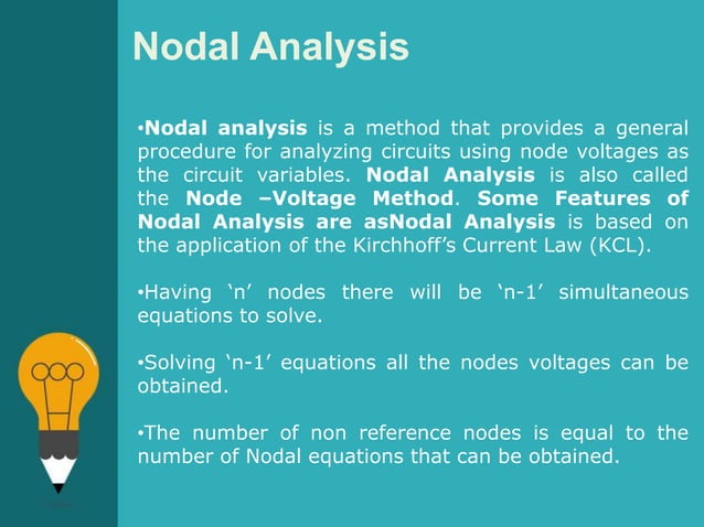 Mesh analysis and Nodal Analysis | PPTX