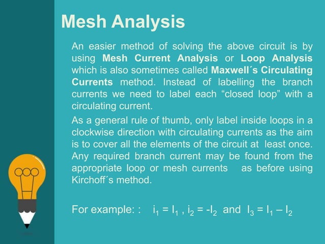 Mesh analysis and Nodal Analysis | PPTX