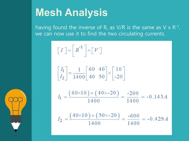 Mesh analysis and Nodal Analysis | PPTX