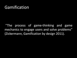 Re-inventing education through technology and gamification | PPTX