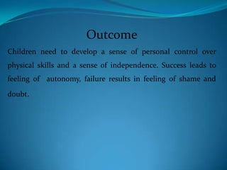 Psychosocial Theory of Development (HALF PART) | PPTX
