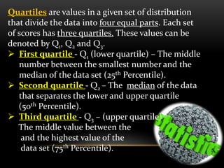 Education 309 – Statistics for Educational Research | PPTX