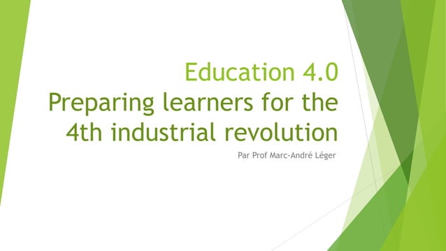 An introduction to Education 4.0 | PPTX