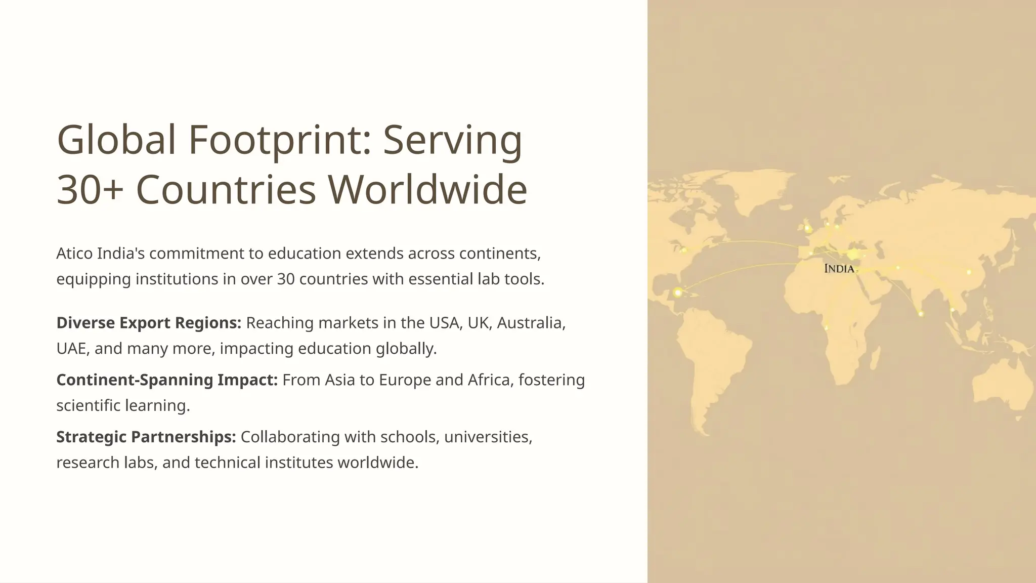 Educational Lab Equipment Manufacturer in India | PPTX