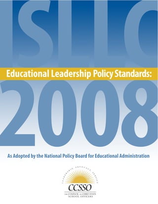 Educational leadership-policy-standards-isllc-2008 | PDF