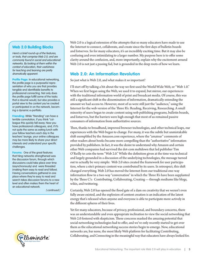 Educational networking-the-important-role-web-2-0-will-play-in ...