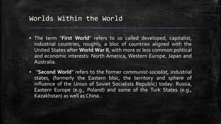 PLANNING AND DEVELOPMENT IN THE THIRD WORLD | PPTX