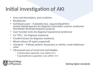 acute and chronic renal failure power point | PPT