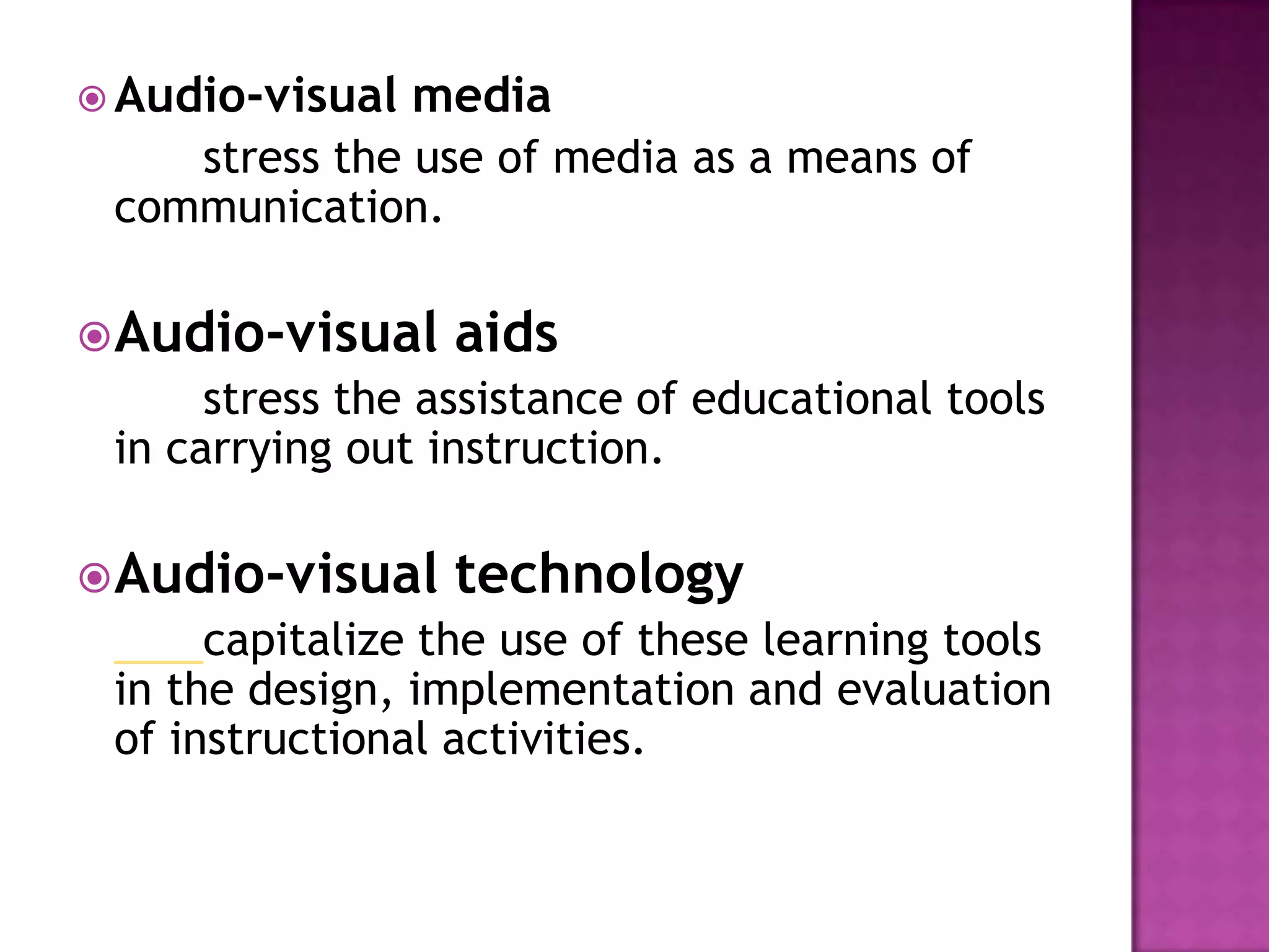 Educational T Echnology & Media | PPTX