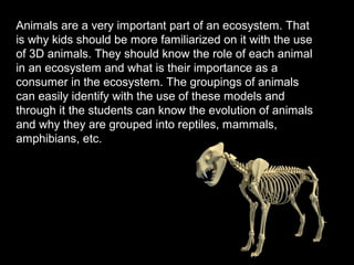 Educational 3D Animal Models | PPT