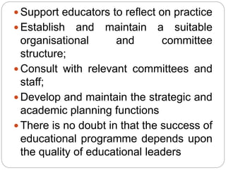 Educational administration | PPTX