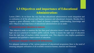 Educational administration | PPTX