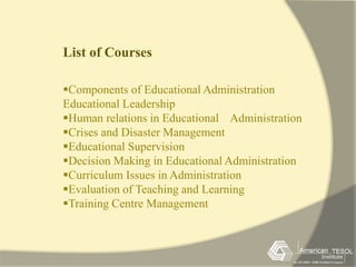 Educational administration and management | PPTX
