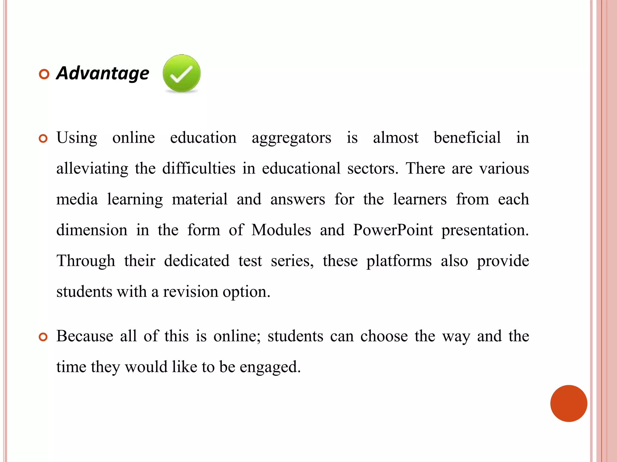 Educational aggregators | PPT