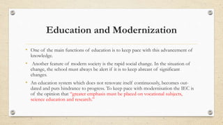 Educational aims of policy 1964 66 and 1986 | PPTX