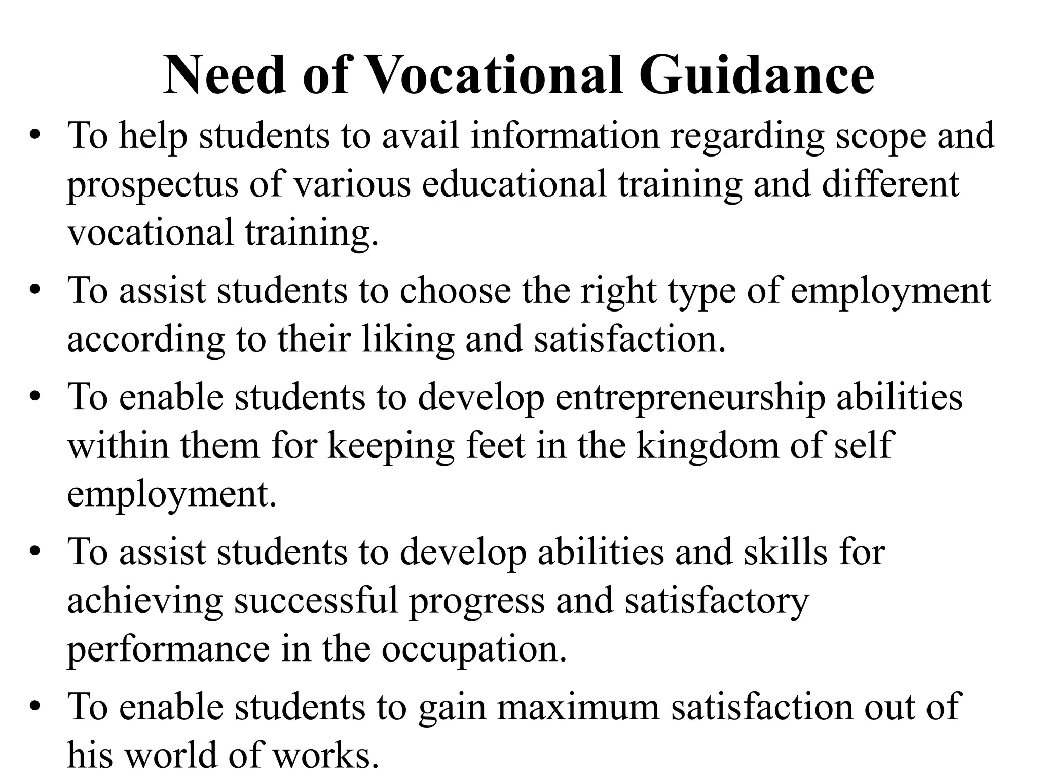 Educational and vocational guidance | PDF