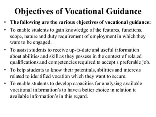 Educational and vocational guidance | PDF