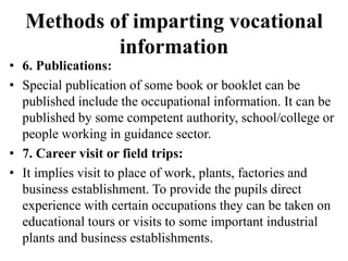 Educational and vocational guidance | PDF