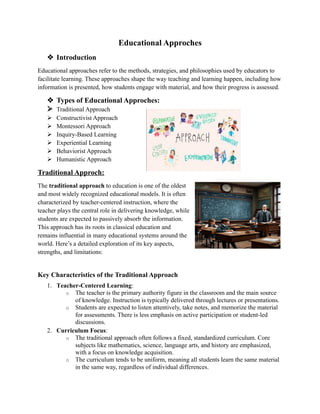 Educational Approaches comperative_eduction | PDF