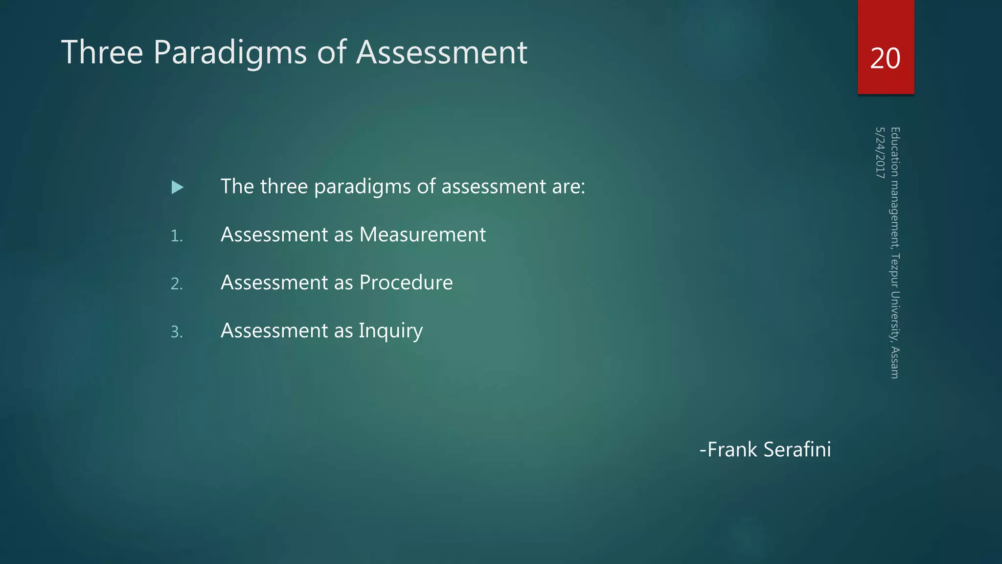 Educational Assessment and Evaluation | PPTX